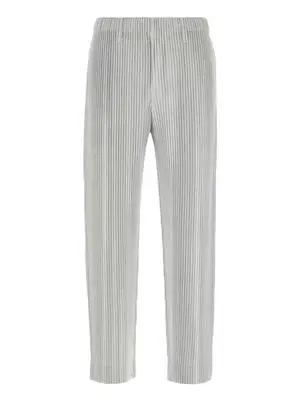 Issey Miyake Pleated Trousers - Grey