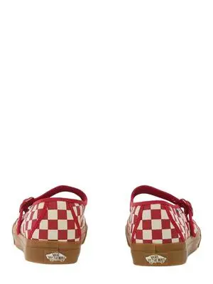 VANS Vans Checkerboard Print Buckle-Strap Espadrilles