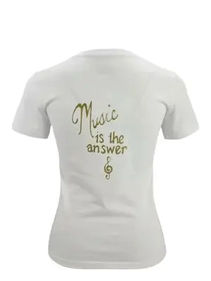 MADISON MAISON Music Is The Answer" T-shirt - Green