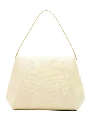 Calvin Klein Tina Logo-print Shoulder Bag - Neutrals