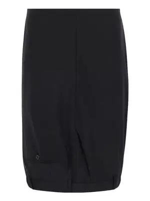 HODAKOVA Belt-loop Detail Skirt - Black