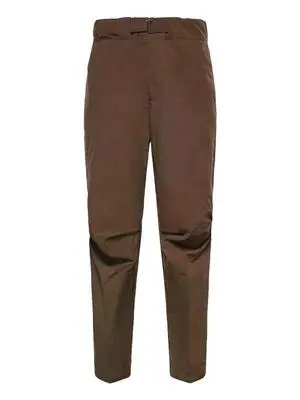 GIULIANO GALIANO Belted Straight-leg Trousers - Brown