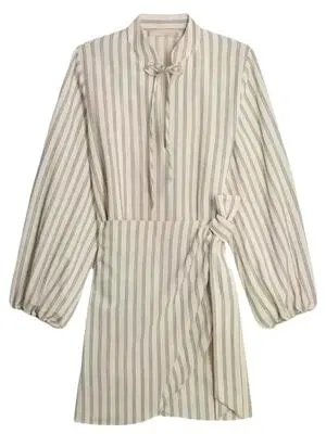 Vanessa Bruno Gloriosa Striped Midi Dress - Neutrals