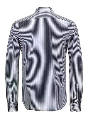 TRAIANO MILANO Radical Striped Shirt - Blue