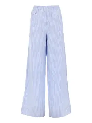 A.p.c. Louise" Wide Leg Trousers - Baby Blue