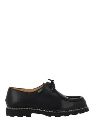 Paraboot Michael" Moc Toe Lace-up Shoes - Black