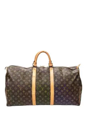 LOUIS VUITTON Keepall 55 Monogram Holdall Bag - Brown