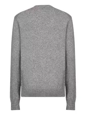 Play Comme Des Garcon Heart Emblem Cardigan - Grey