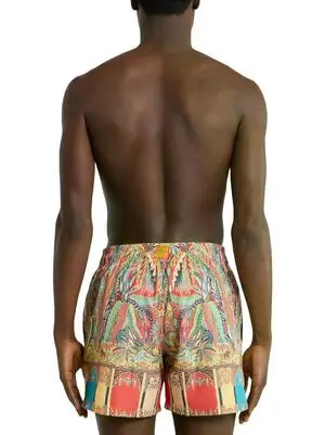 Etro Paisley Print Swim Shorts - Neutrals