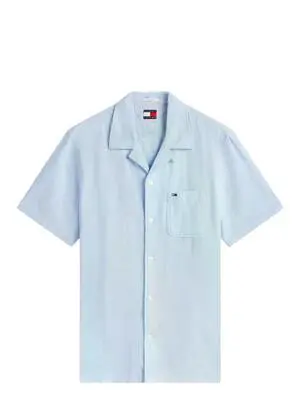 Tommy Hilfiger Short-sleeve Camp-collar Shirt - Blue
