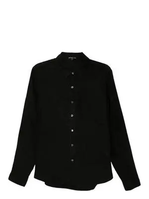 JAMES PERSE Lightweight Linen Shirt - Black