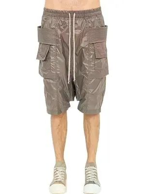 Rick Owens Creatch Cargo Shorts - Grey