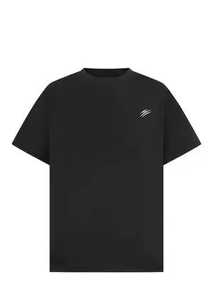 PLEIN SPORT Chrome Scratch T-shirt - Black