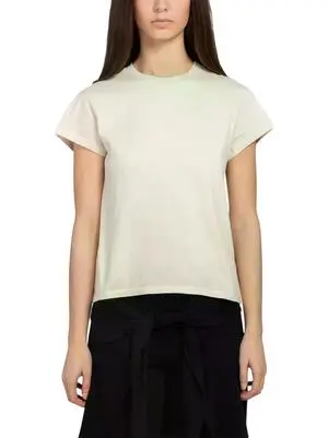 Beaufille Cut-out Short Sleeve T-shirt - Neutrals