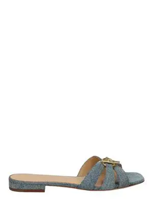 Ralph Lauren Logo Plaque Sandals - Blue