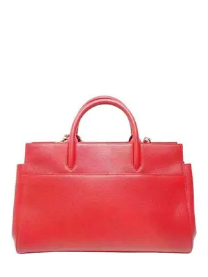 Saint Laurent Cabas Rive Gauche Tote Bag - Red