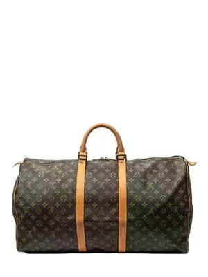 LOUIS VUITTON Keepall 55 Holdall Bag - Brown