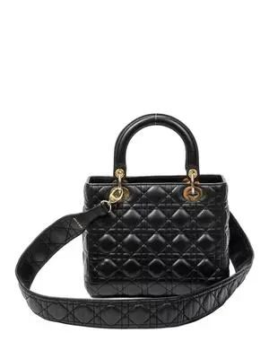 Dior Lady Medium Tote Bag - Black