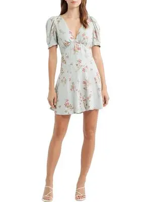 REFORMATION Naira Puff Sleeve Minidress - Dama