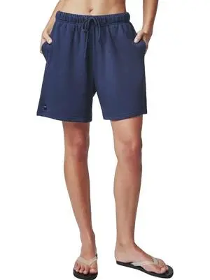FLORENCE BY MILLS Florence By Mills Boyfriend Fit Fleece Shorts Navy