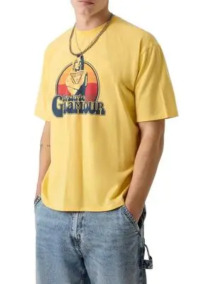 Guess Sunrise Graphic Cotton T-shirt - Medium