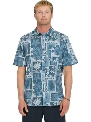 QUIKSILVER WATERMAN Quiksilver Waterman Sandy Cove Short Sleeve Shirt Skyway