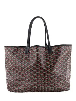Goyard Saint Louis Tote Claire Voie Coated Canvas Pm Red