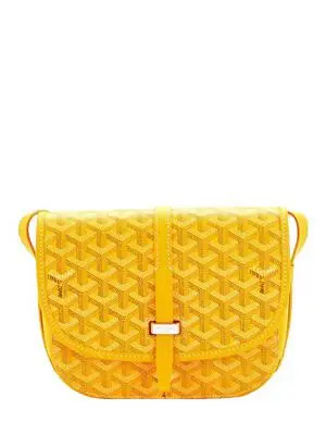 Goyard Belvedere Ii Messenger Bag Coated Canvas Pm - Yellow