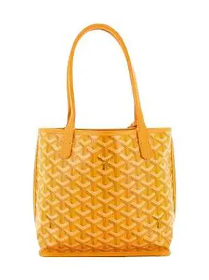 Goyard Anjou Reversible Tote Coated Canvas Mini - Yellow