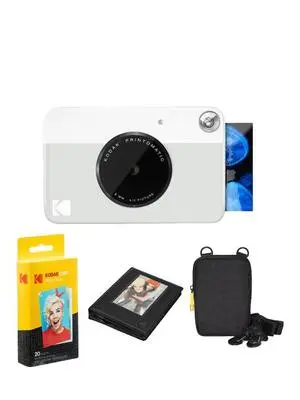 KODAK Kodak Printomatic Instant Camera Bundle Grey