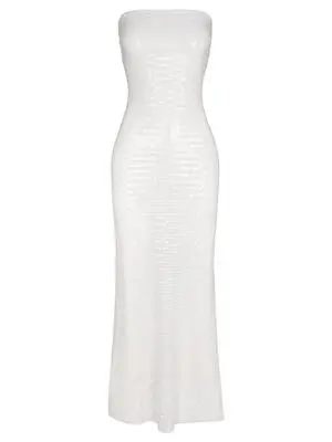 SIMONMILLER SIMONMILLER Sculptural Sequin Strapless Gown