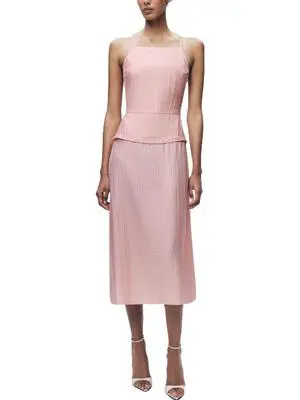 NOCTURNE Spaghetti Strap Maxi Dress - Pink