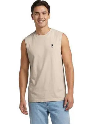 DALIX Astronaut Midweight Jersey Tank - Bone