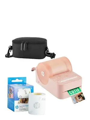HP HP Sprocket Panorama Photo Starter Bundle Pink