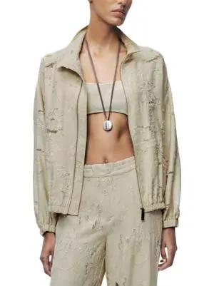 NOCTURNE Jacquard Bomber Jacket