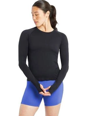 OISELLE Float Long-sleeve Performance Shirt - Black
