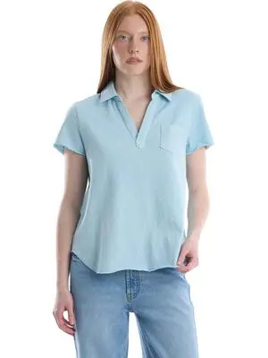 Wilt Short Sleeve Polo With Chest Pocket - Corydalis Blue