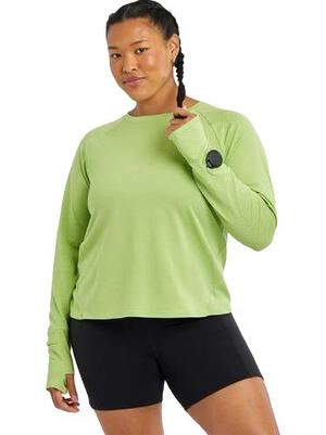 OISELLE Oiselle Flyout Long-Sleeve Shirt Limelight