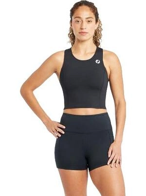 OISELLE Oiselle Perfect Crop Tank Top Black