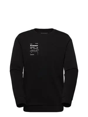 MAMMUT Core Ml Vert Crew Neck Sweatshirt - Black