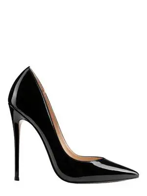 FEMME Rum Pump Stiletto Heels - Black