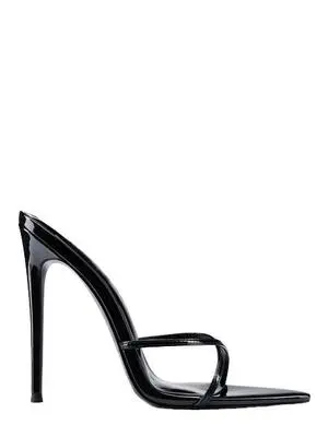 FEMME FEMME Donatella Mule - Stiletto Heel Black