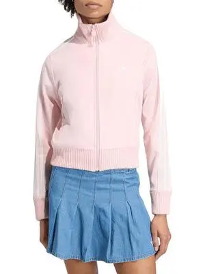 ADIDAS ORIGINALS Knit Track Jacket - Sandy Pink