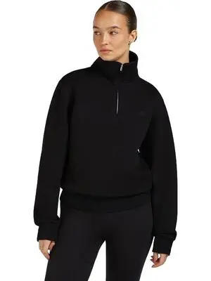 4TH ARQ Levi Jersey Half-zip Sweatshirt - Black