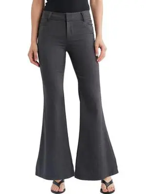 NIKKI LUND Amber Flare Pants - Grey