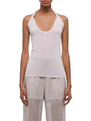 HELMUT LANG Helmut Lang Twist Dancer Top In Stretch Jersey