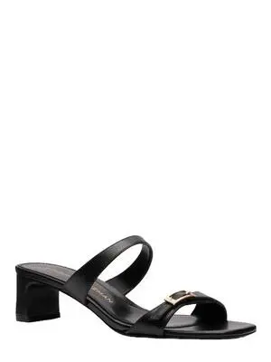 STUART WEITZMAN Baby Babette Slide Sandal - Black