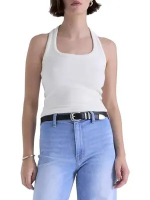 PISTOLA Nattie Halter Top - Soft White