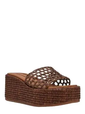 STEVE MADDEN Steve Madden Brandy Platform Wedge Slide Sandal