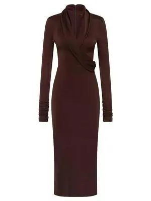 Rebecca Vallance Hazine Midi Dress - Brown